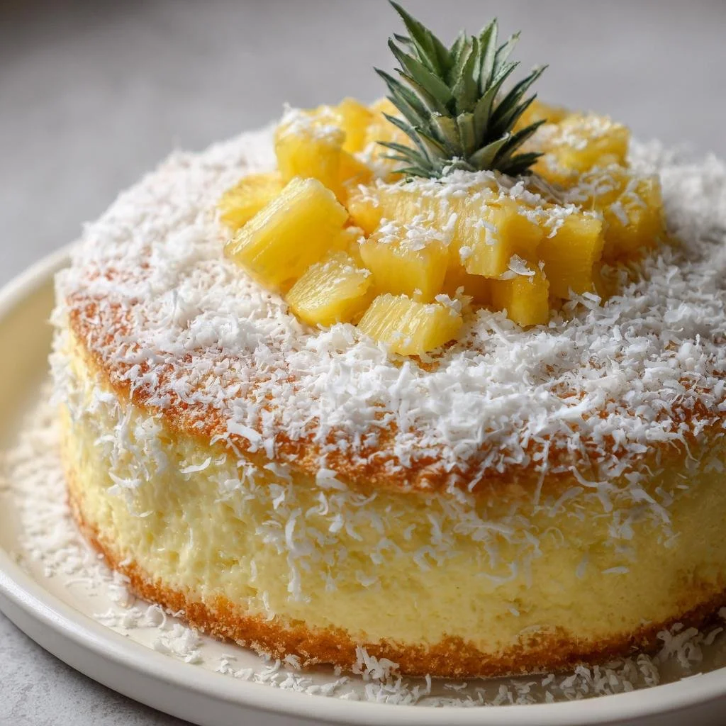 Pineapple-Coconut Cake Recipe That Will Delight with Its Flavor!