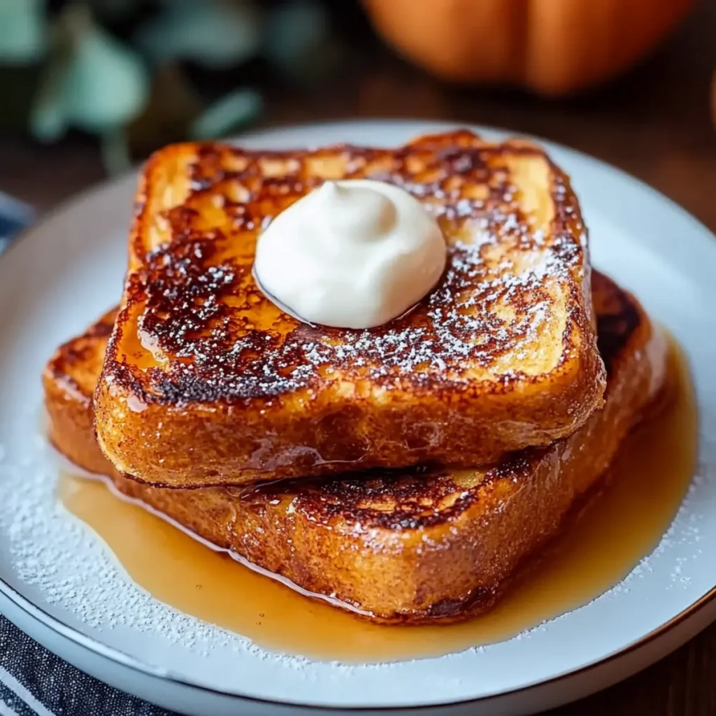 Indulgent Fall Pumpkin French Toast Breakfast Recipe You’ll Love ...