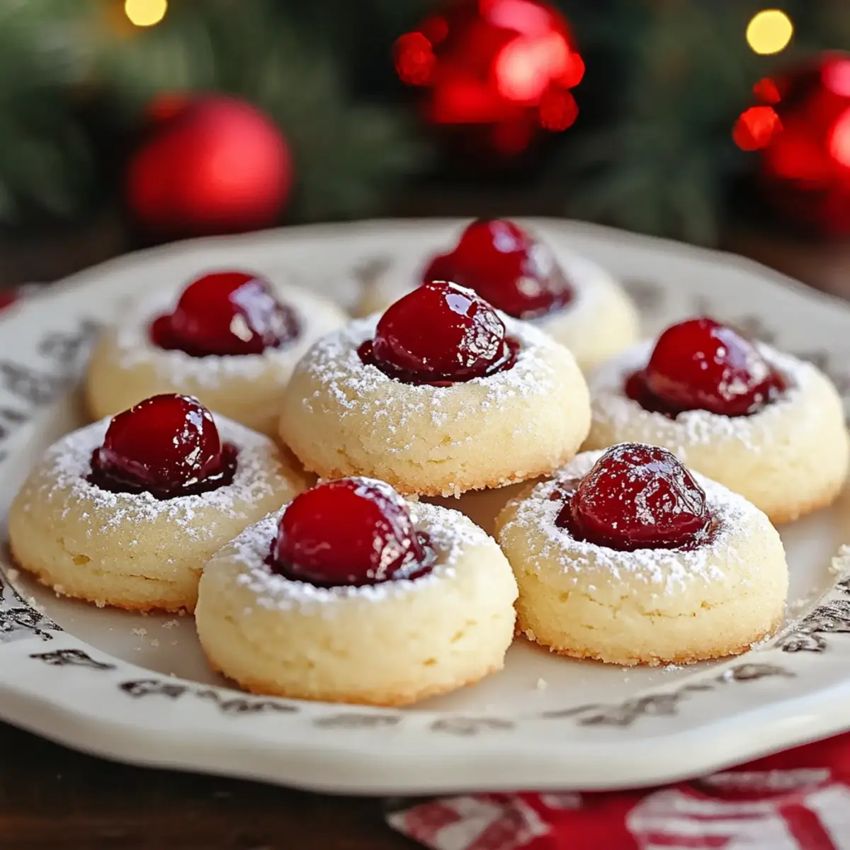 Irresistibly Festive Christmas Maraschino Cherry Shortbread Cookies ...