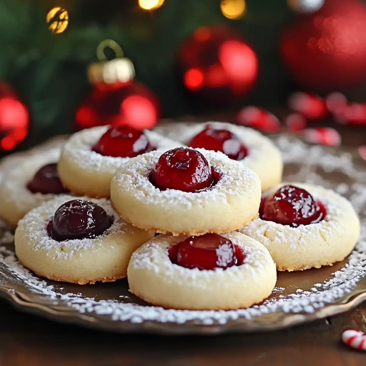 Irresistibly Festive Christmas Maraschino Cherry Shortbread Cookies ...